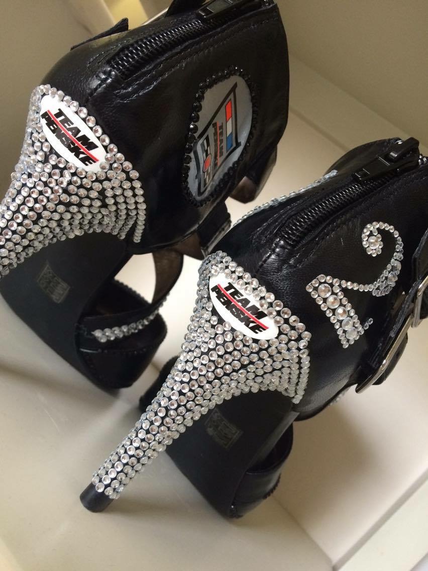 Kelli Smith Prepares for a High Heel Dash at Charlotte - The Podium Finish