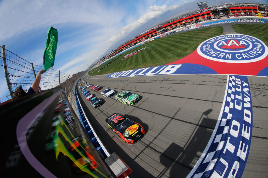 The Podium Finish: On The Gas, On The Brakes At Auto Club Speedway