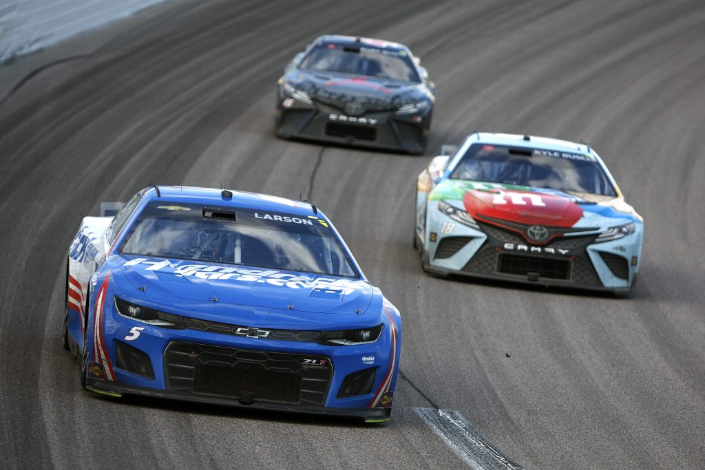 Kyle Larson Earns Workmanlike Runner-Up at Kansas - The Podium Finish