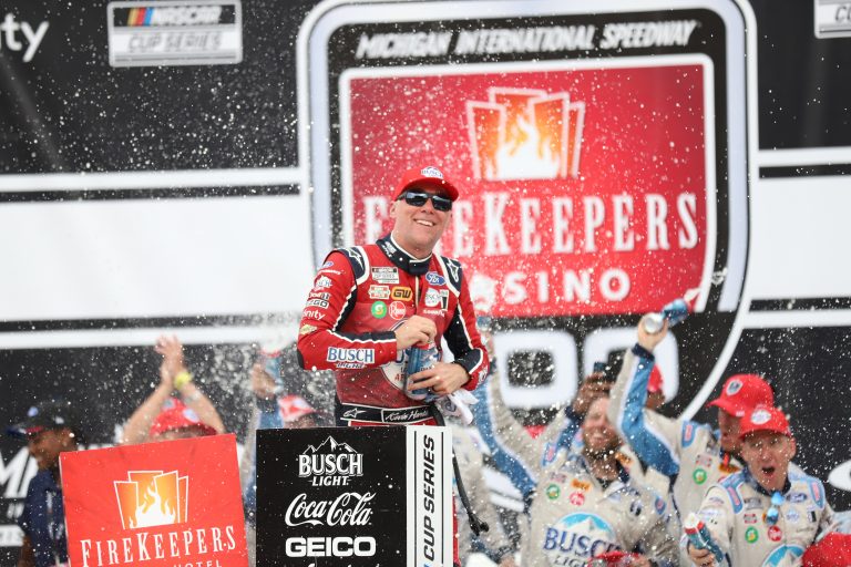 Kevin Harvick Returns to Victory Lane, Wins at Michigan - The Podium Finish