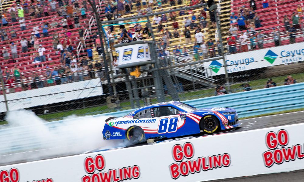 Larson Scores Xfinity Series Victory at Watkins Glen - The Podium Finish