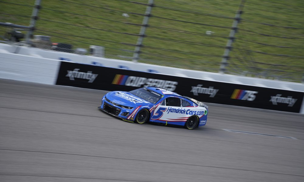 Kyle Larson Focused on Tallying Hendrick's Ninth Kansas Win - The ...