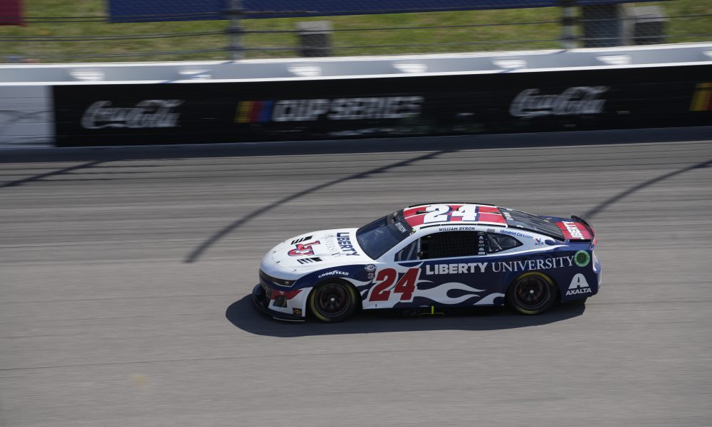 Byron Finishes Third After Adventurous Race at Kansas - The Podium Finish