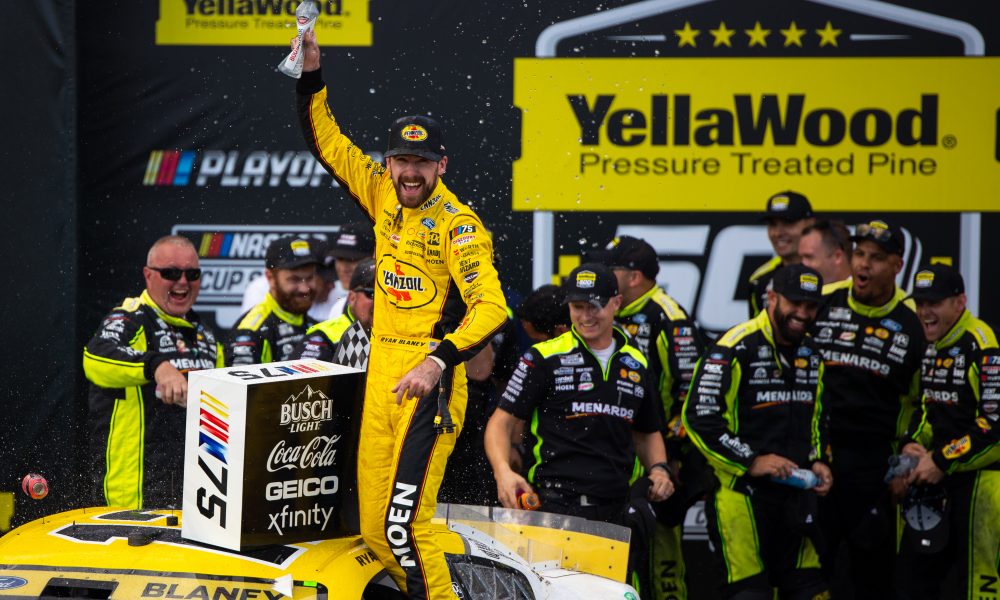 Ryan Blaney, Team Penske Tame Talladega - The Podium Finish