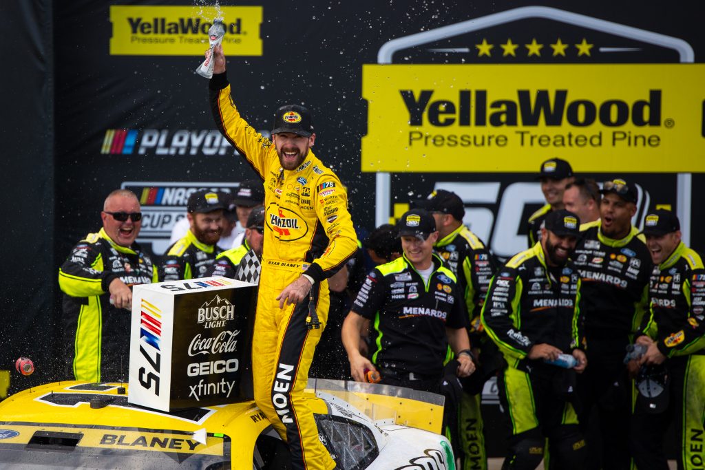 Ryan Blaney, Team Penske Tame Talladega - The Podium Finish