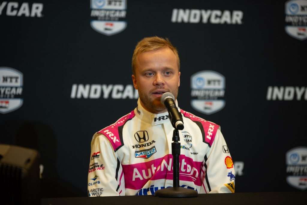 Rosenqvist Embraces New Role at Meyer Shank Racing