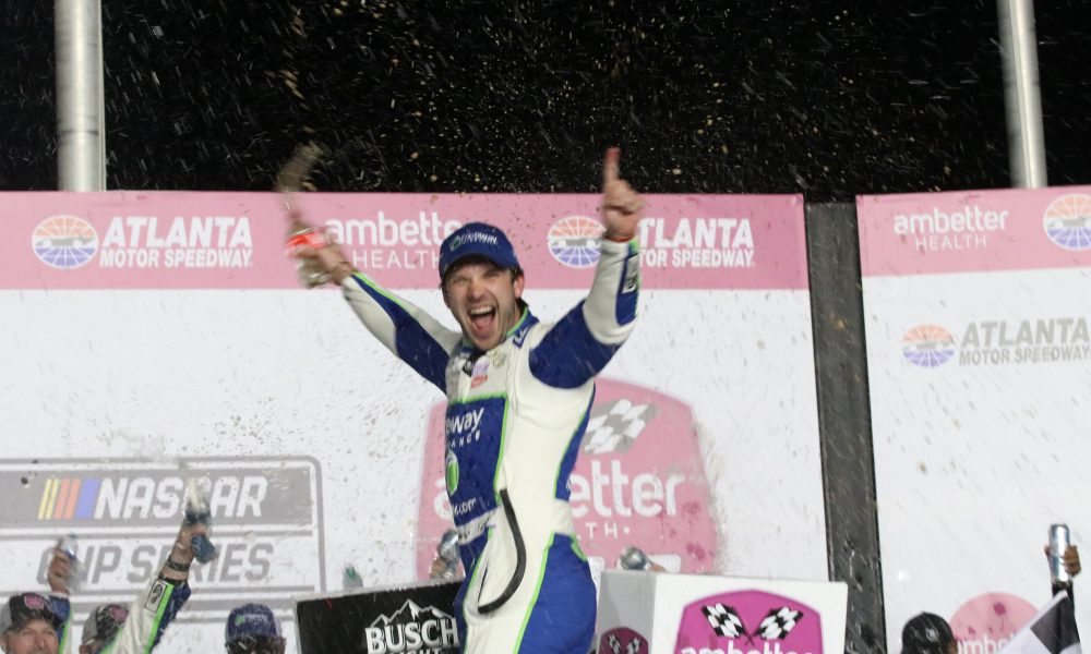 Daniel Suárez Wins at Atlanta In Thrilling Photo Finish