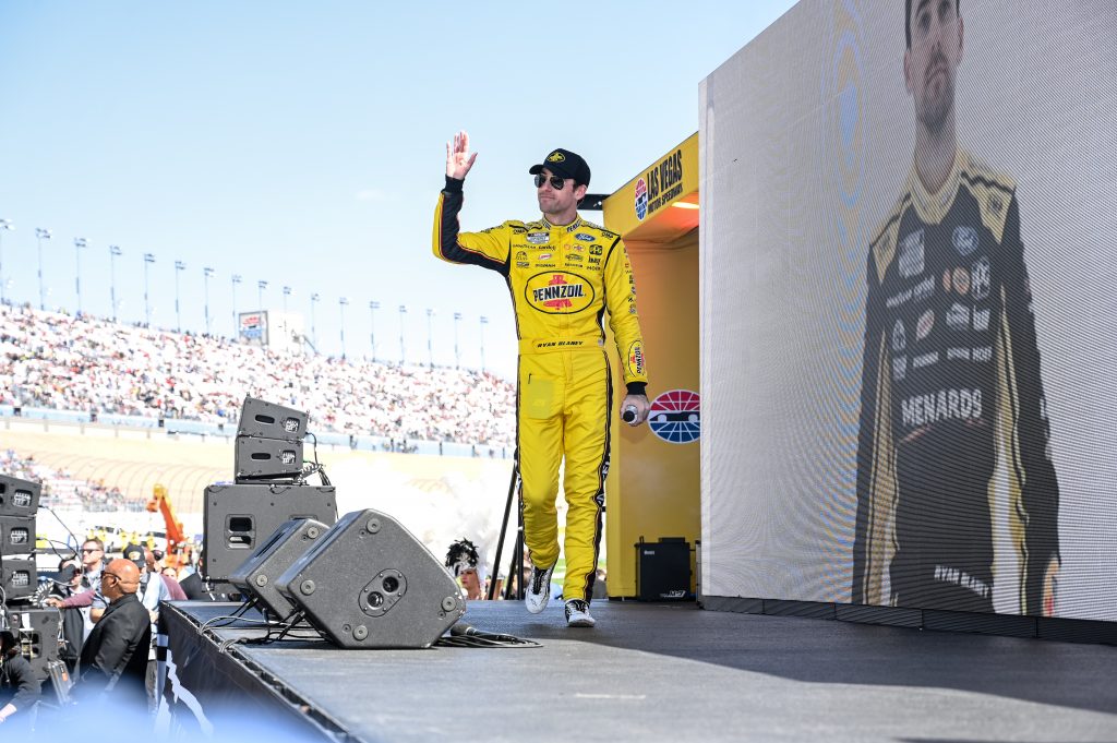 Ryan Blaney Drives to Third Place Finish in Las Vegas