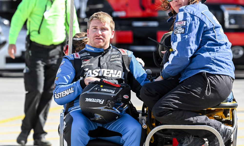 Wheel Failure Ends Buescher's Las Vegas Race - The Podium Finish