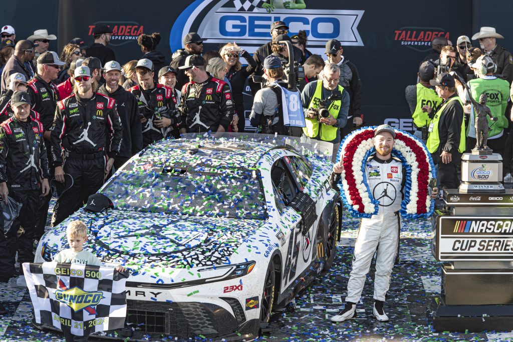 Tyler Reddick Just Does It, Wins GEICO 500 at Talladega
