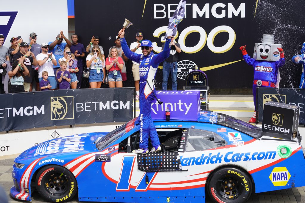 Chase Elliott Scores Xfinity Win at Charlotte - The Podium Finish