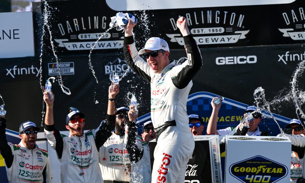 Brad Keselowski Dashes to Darlington Win - The Podium Finish