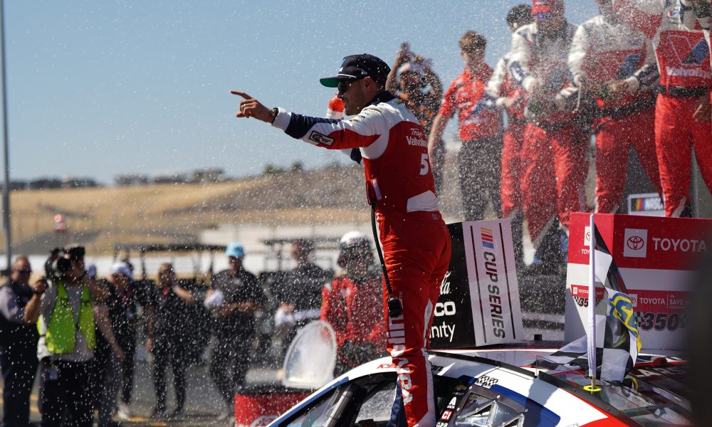 Kyle Larson Victorious at Sonoma - The Podium Finish