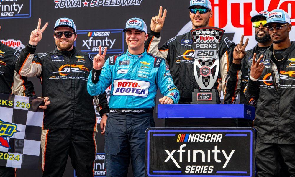 Sam Mayer Captures Victory at Iowa - The Podium Finish