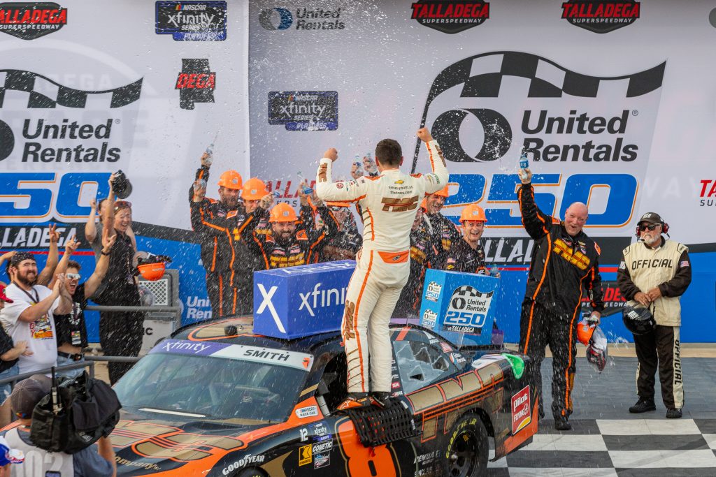 Sammy Smith Wins and Advances at Talladega - The Podium Finish