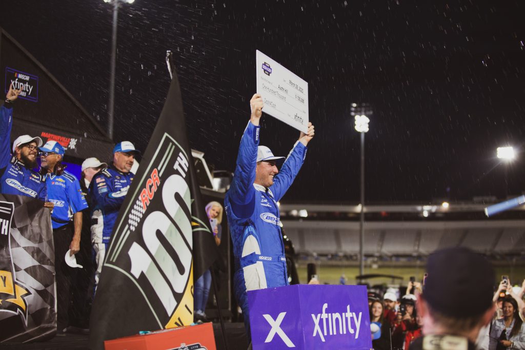 Austin Hill Swoops in To Steal Martinsville Victory - The Podium Finish
