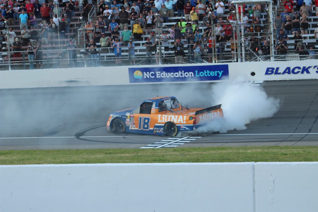 Tyler Ankrum Scores Emotional Victory In Trucks Return to Rockingham ...