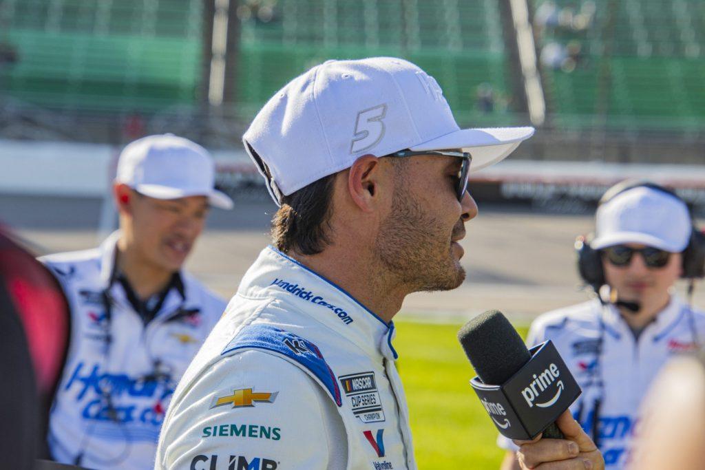 Kyle Larson Vies for Another Kansas Win - The Podium Finish