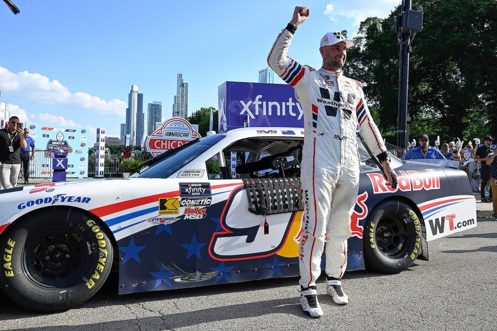 Shane van Gisbergen Wins Again at Chicago - The Podium Finish
